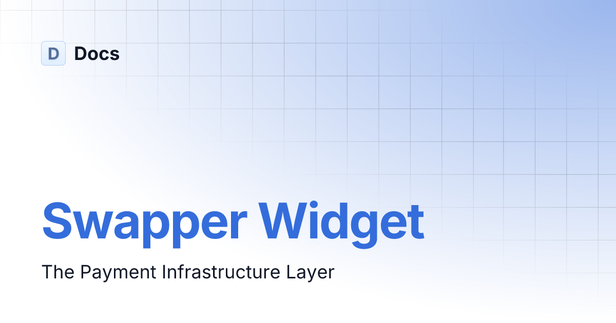 Swapper Widget | Docs